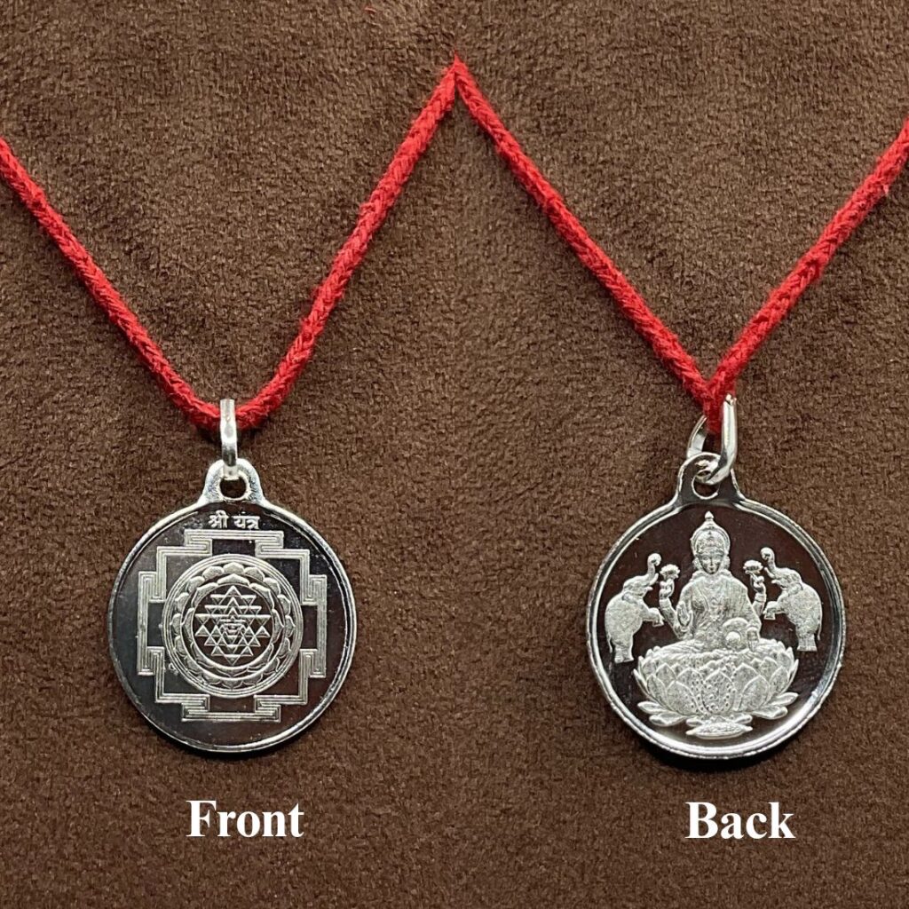 Buy Energzied Square Shree Yantra Silver Locket – (8 Gms) Rudrapuja ...