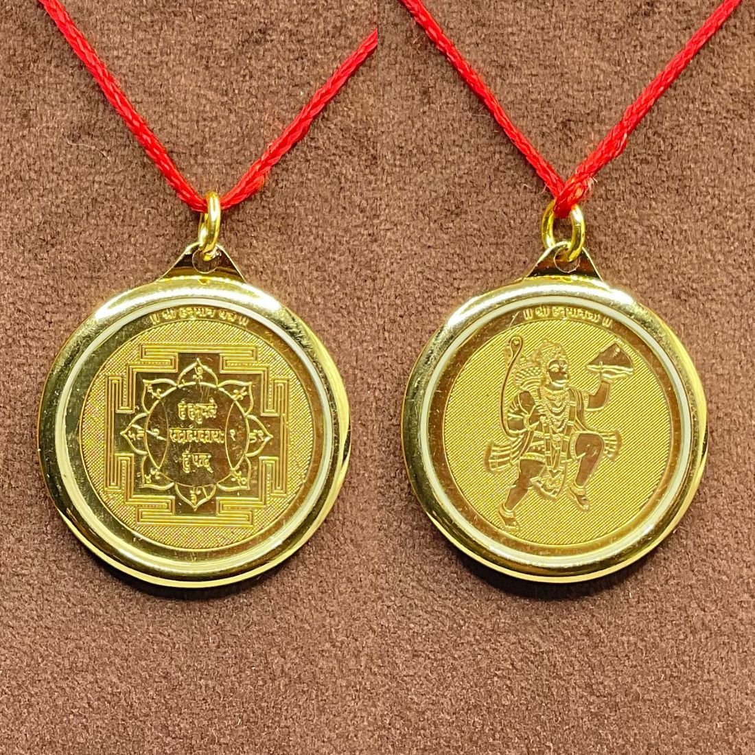 Buy Now Gayatri Yantra Locket 31 Mm Gold Plated @ Best Price