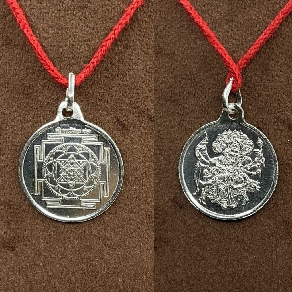 Buy Authentic 100 % शिव यंत्र लॉकेट / Shiv Yantra Locket Silver | Rudrapuja