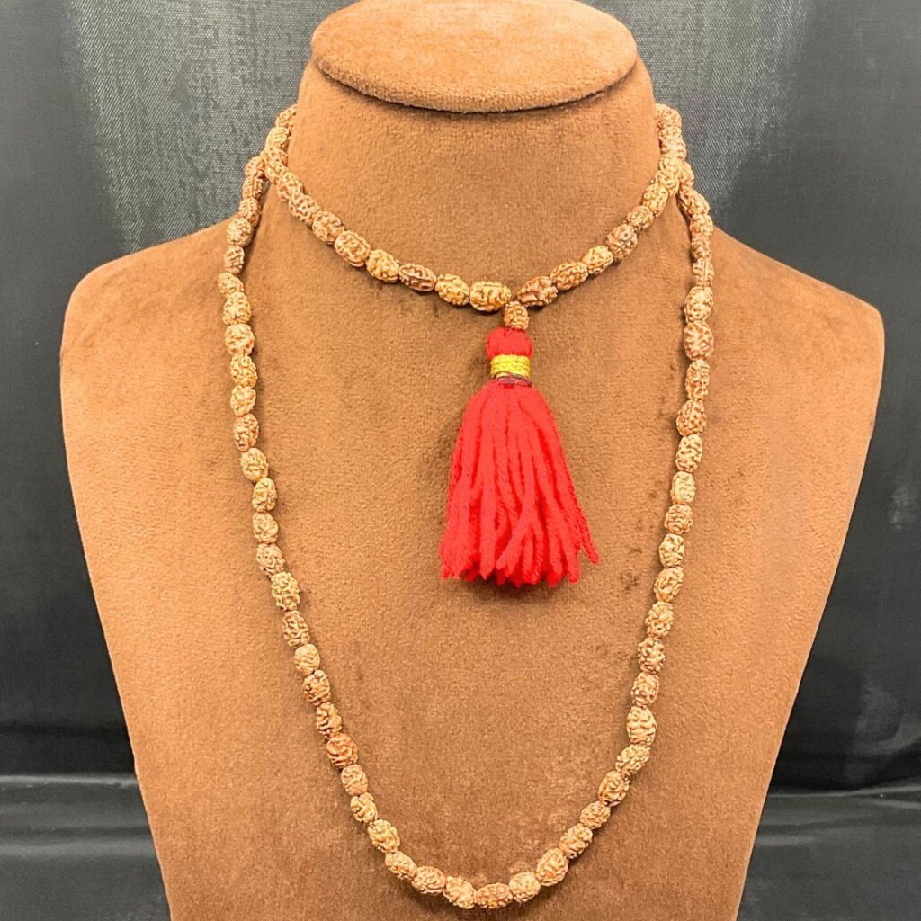 Buy Authentic 9 Mukhi Rudraksha Mala / 9 मुखी रुद्राक्ष माला (Durga ...