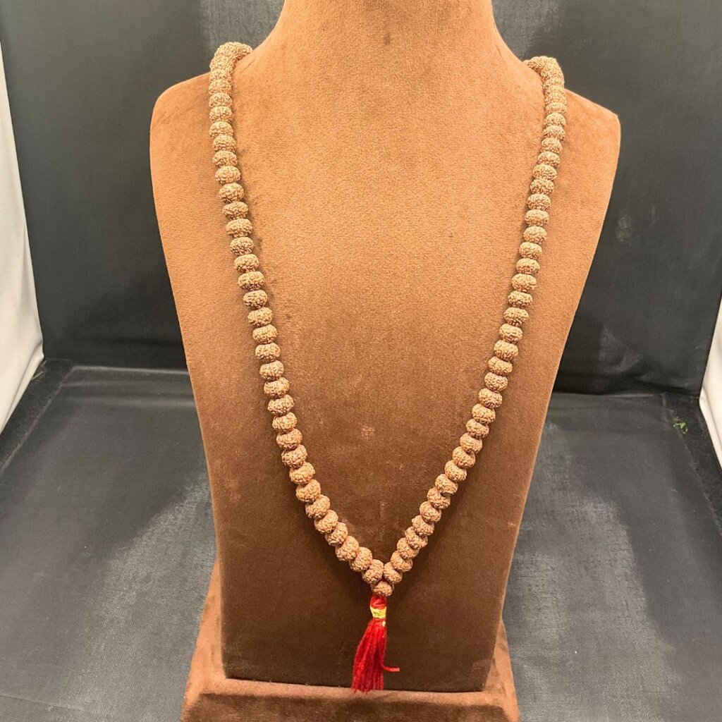 Buy 9 Mukhi Rudraksha Mala / 9 मुखी रुद्राक्ष माला (Durga Mata Mala ...