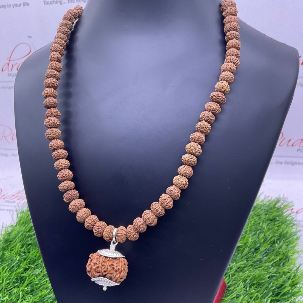 Buy Authentic 9 Mukhi Rudraksha Mala (Durga Mata Mala) | Rudrapuja