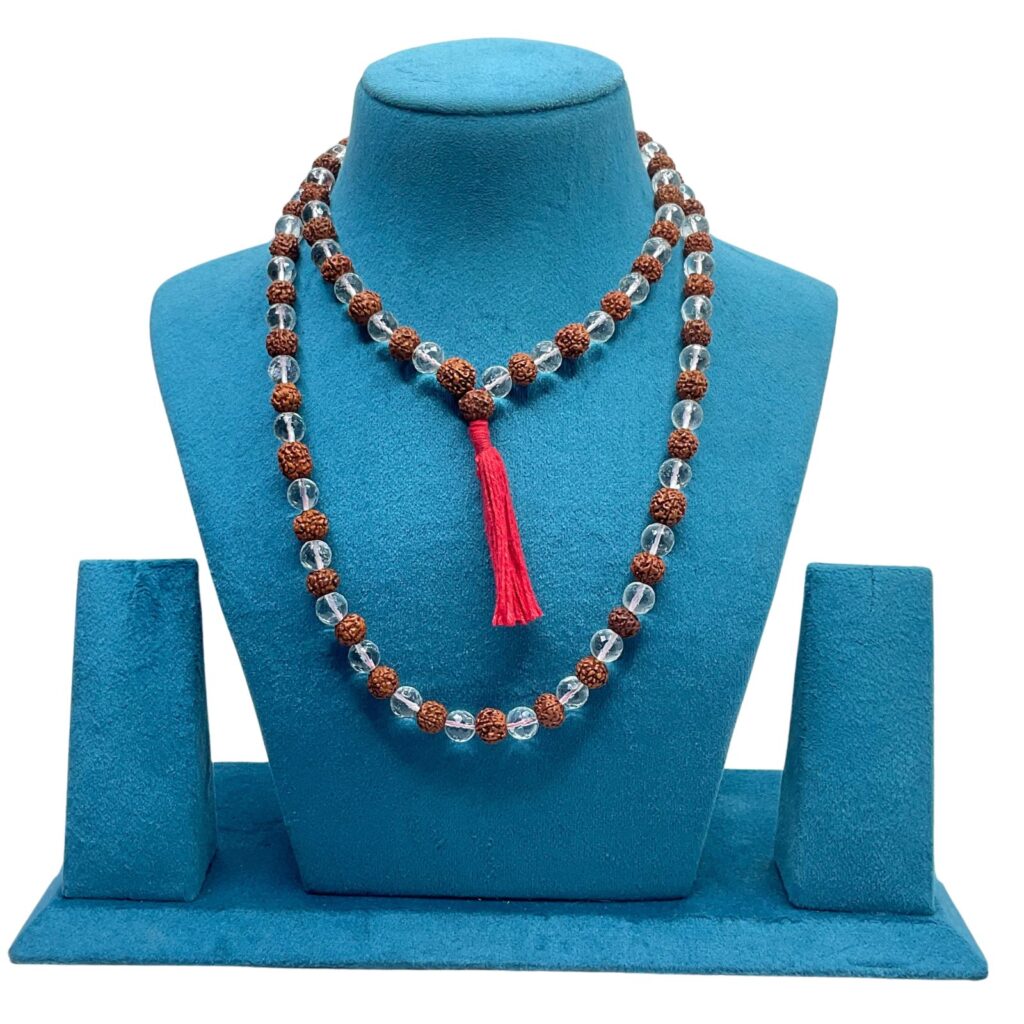 Buy Sphatik Mala / Padigam Malai 10MM (108 + 1 Beads) Online ...