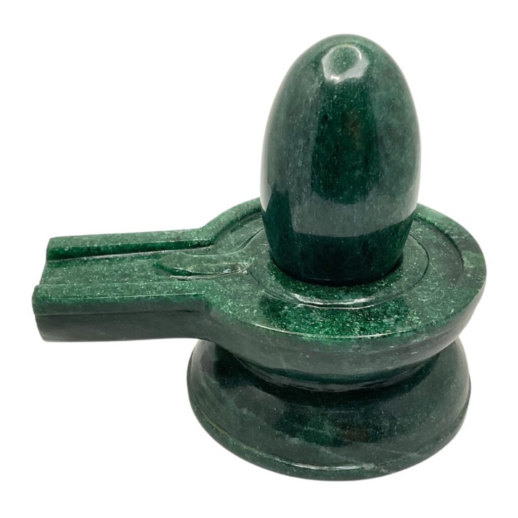 Buy Green Maragatha Lingam 900 Gm Online | Worldwide Fast Shipping